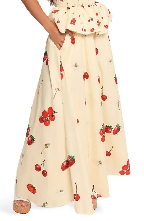 PETAL & PUP Remira Printed Maxi Skirt