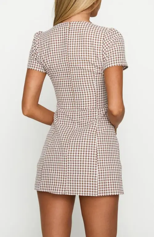 Princess Polly Checked Playsuit
