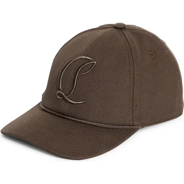 CHRISTIAN LOUBOUTIN Mooncrest Adjustable Baseball Cap - Silex