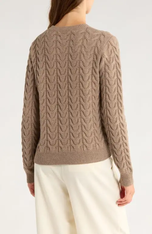 Max Mara Aramis Cashmere Cable-knit Sweater - Camel