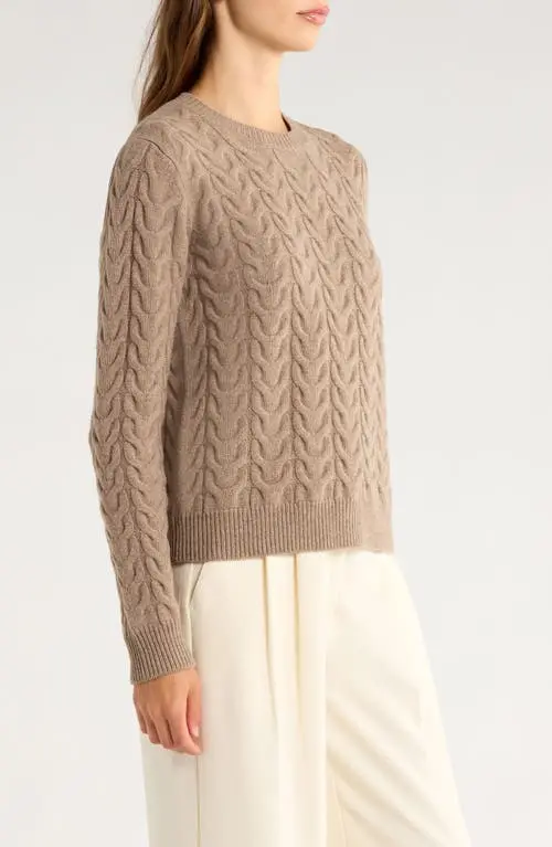 Max Mara Aramis Cashmere Cable-knit Sweater - Camel
