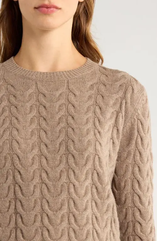 Max Mara Aramis Cashmere Cable-knit Sweater - Camel