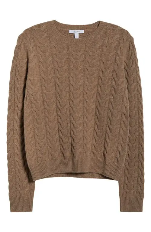Max Mara Aramis Cashmere Cable-knit Sweater - Camel