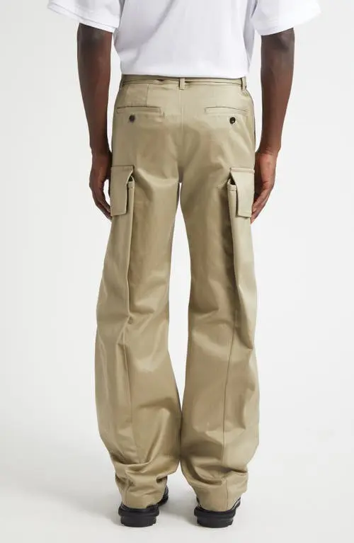 Sacai Belted Cotton Twill Cargo Chinos