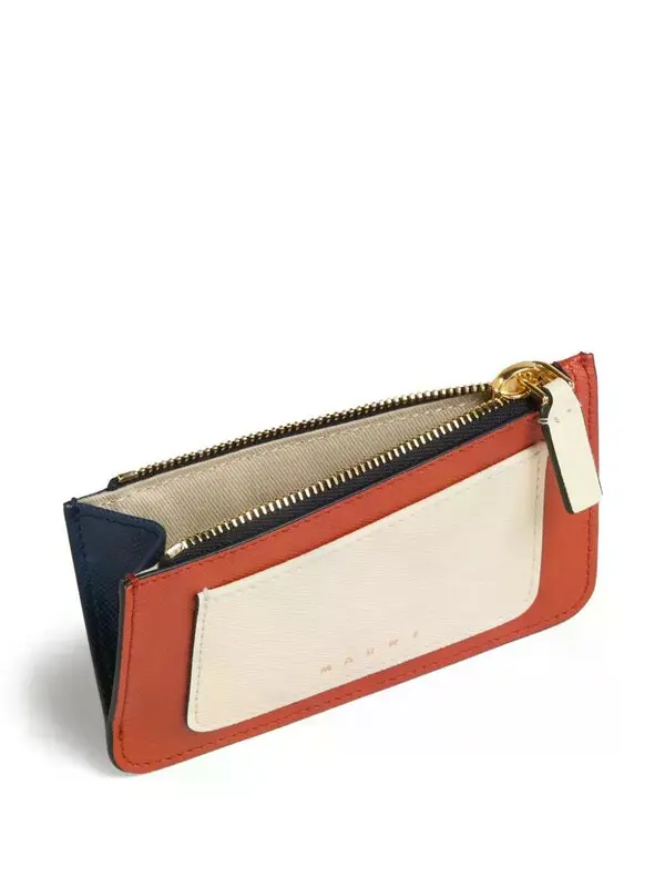 Marni Saffiano Leather Colour-block Wallet