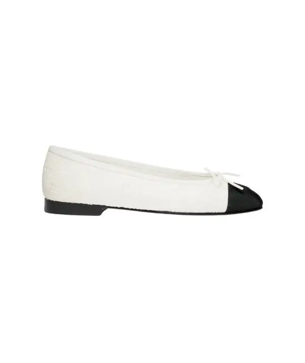 Chanel - Embroidered Ballerinas