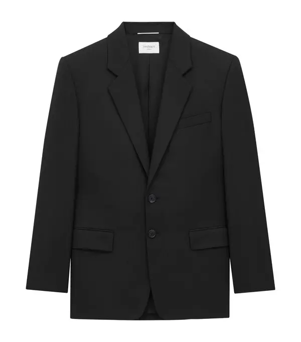 Saint Laurent Wool Single-breasted Jacket