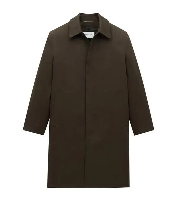 Saint Laurent Canvas Mackintosh Coat