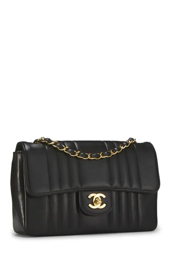 Chanel Lambskin Vertical Flap Small