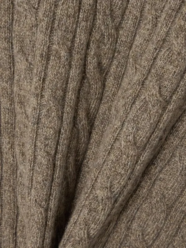 Loro Piana Cable-knit Cashmere Sweater