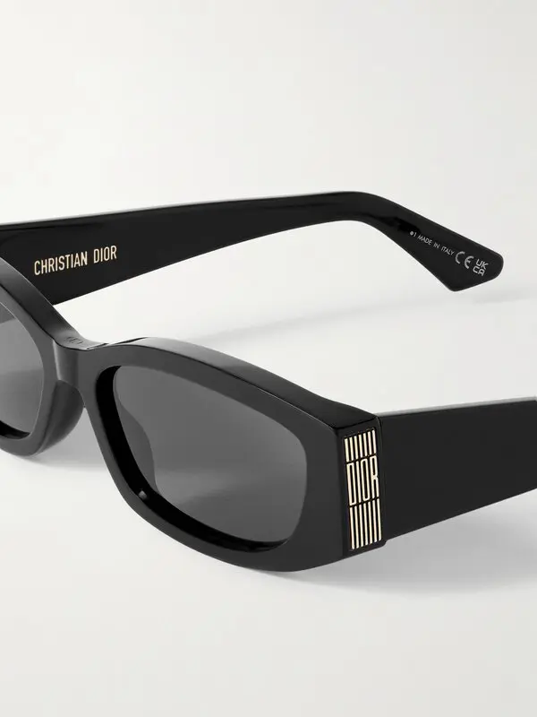 Dior Diorgraphique S1i Rectangular Sunglasses - Black