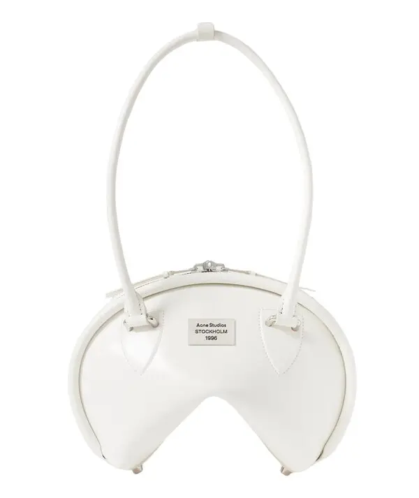 Acne Studios Leather Shoulder Bag - White