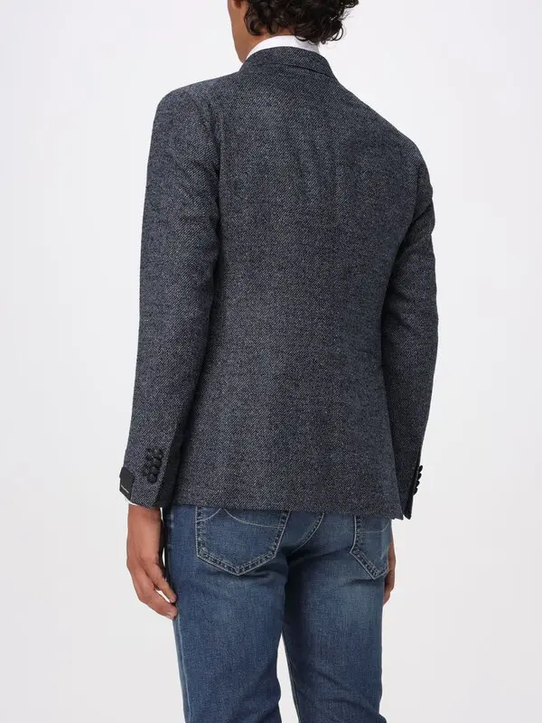 Tagliatore Double Breasted Blazer - Grey