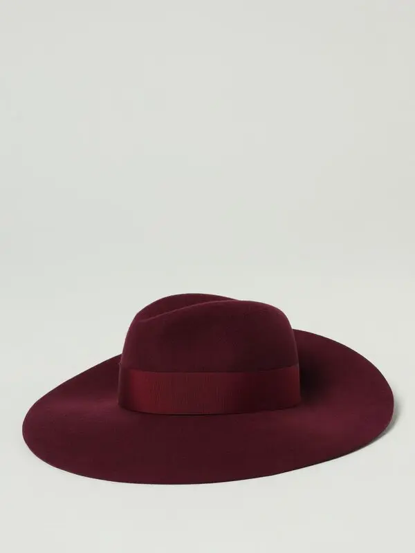 Borsalino Felt Hat - Burgundy