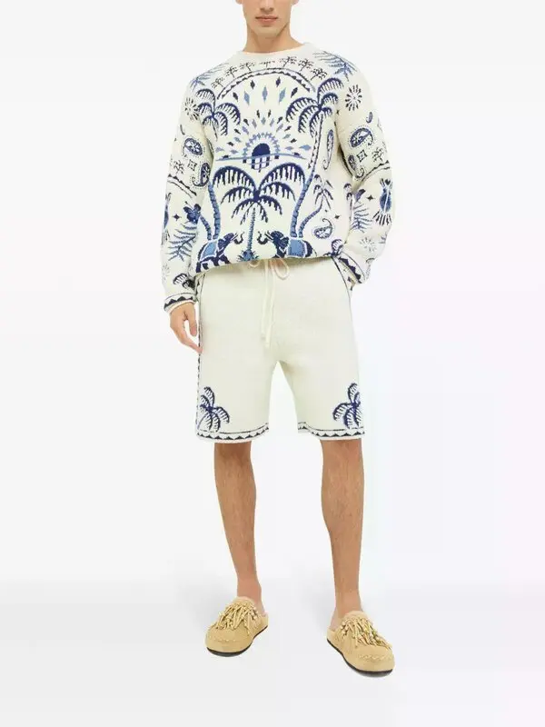 Alanui Foulard Bermuda Shorts