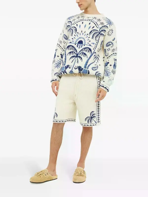Alanui Foulard Bermuda Shorts
