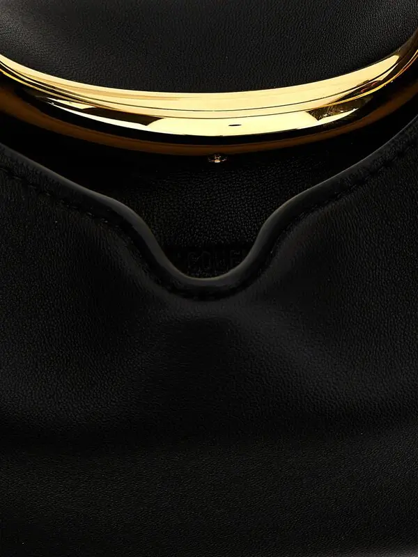 Jacquemus Handbag With Hoop Handle - Black