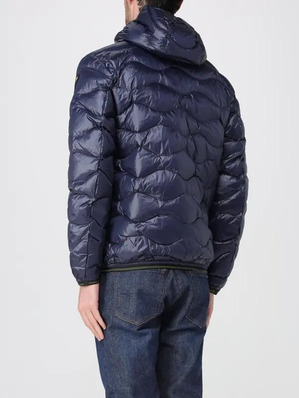 BLAUER. Hooded Quilted Jacket - Blue