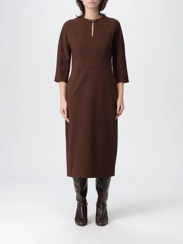 Fabiana Filippi Midi Dress - Brown