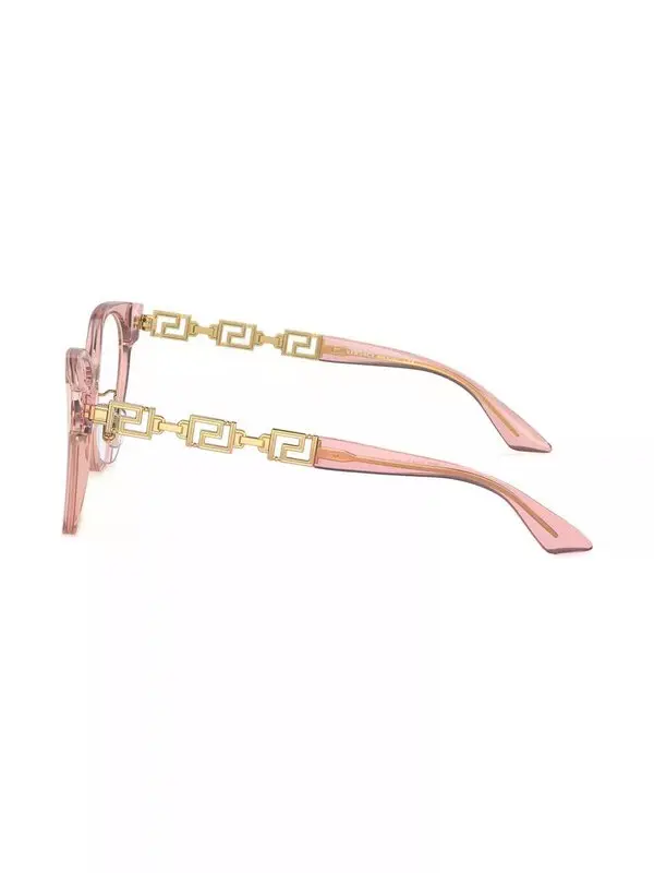 Versace Greca Round Frame Glasses