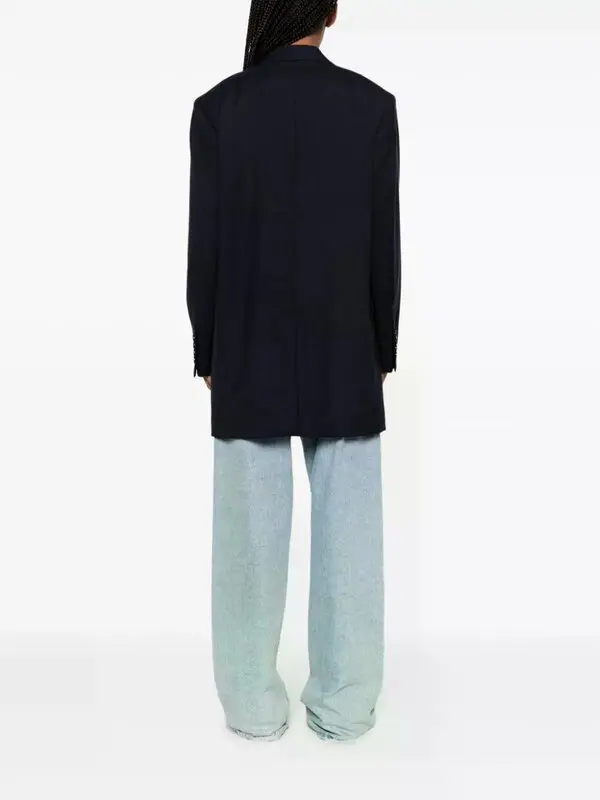 AMI Paris Notched-lapels Single-breasted Blazer