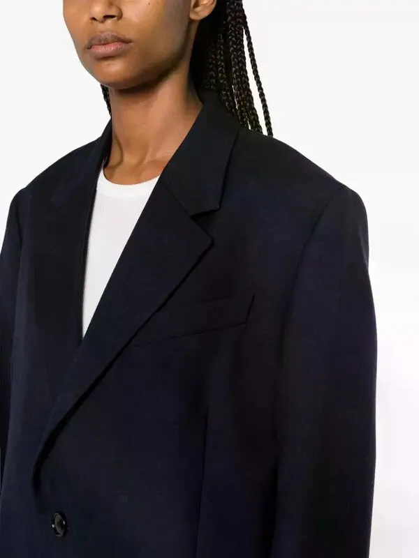 AMI Paris Notched-lapels Single-breasted Blazer