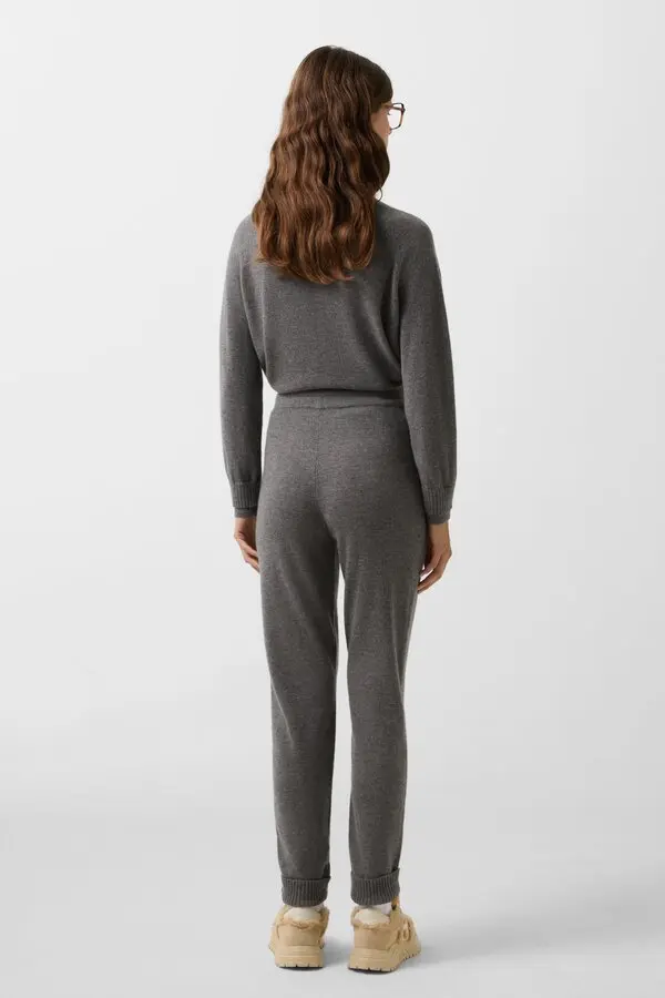 Bogner Knitted Trousers - Anthracite