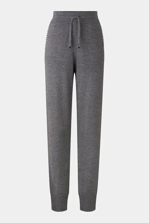 Bogner Knitted Trousers - Anthracite