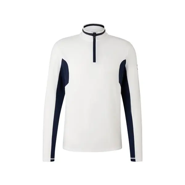 Bogner Giacomo Fleece First Layer - White/navy Blue