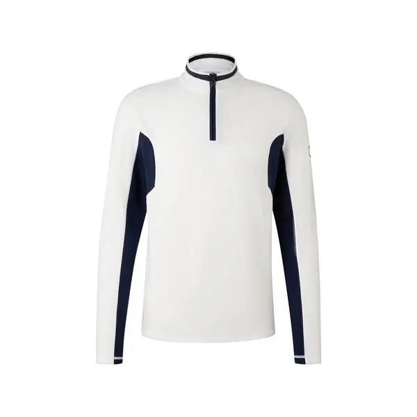Bogner Giacomo Fleece First Layer - White/navy Blue
