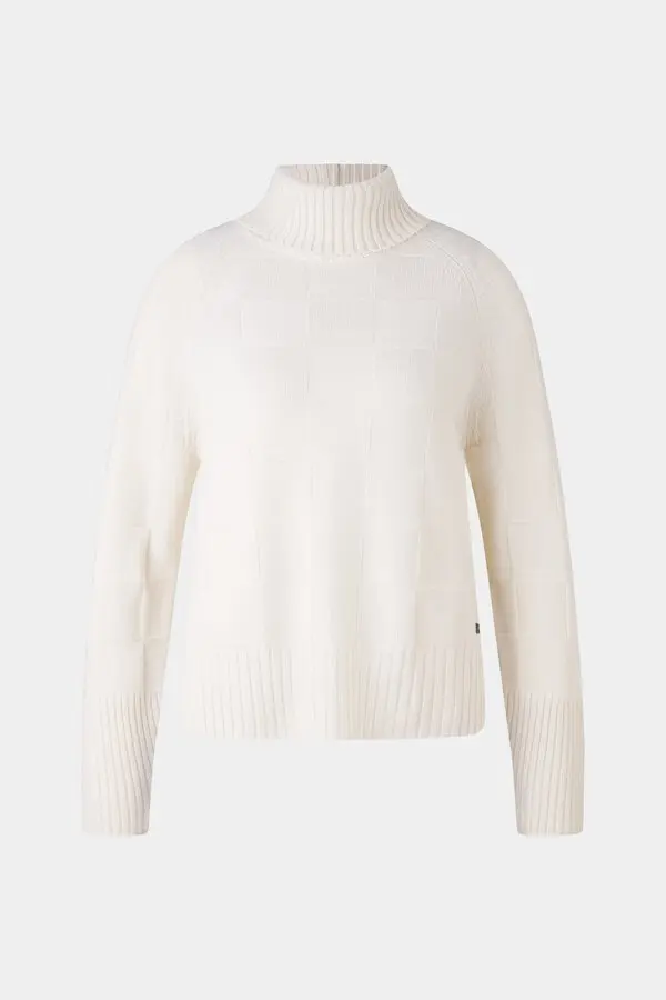 Bogner Lake Turtleneck Pullover - Cream
