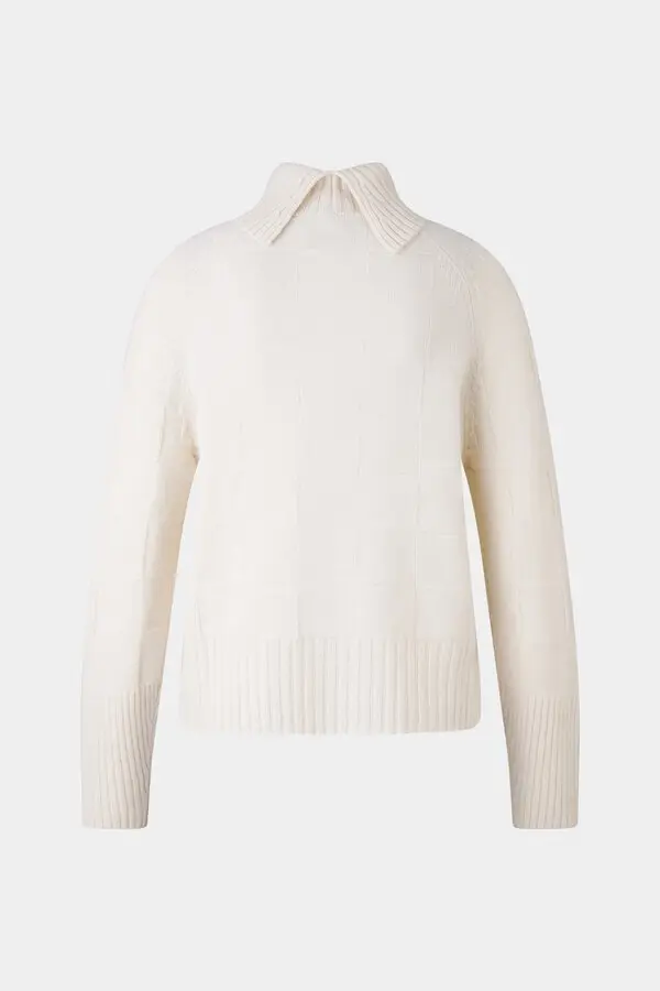 Bogner Lake Turtleneck Pullover - Cream
