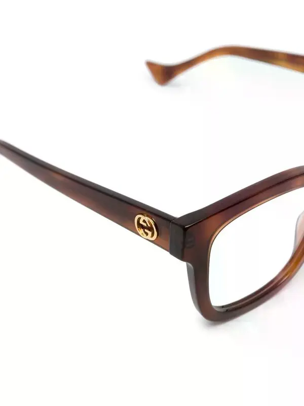 Gucci Tortoiseshell-effect Glasses