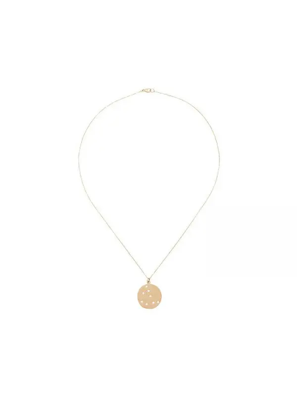 BROOKE GREGSON Diamond Capricorn Constellation Necklace - Metallic