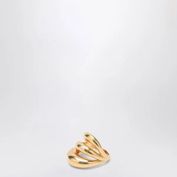 PANCONESI Triptych Blow Up Gold Ring - Metal