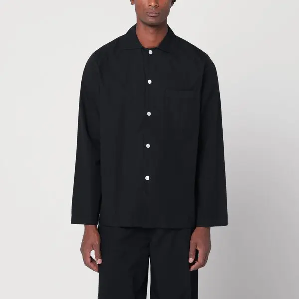 TEKLA Pyjama Shirt - Black