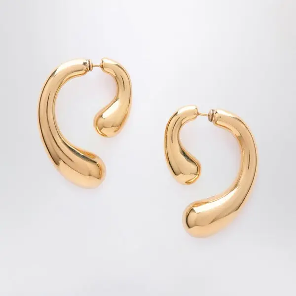PANCONESI P Gold Plated Earrings - Metal