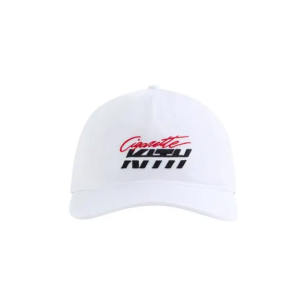 Kith For Cigarette Wrinkle Nylon Bay Speed Low Pinch Crown Snapback - White