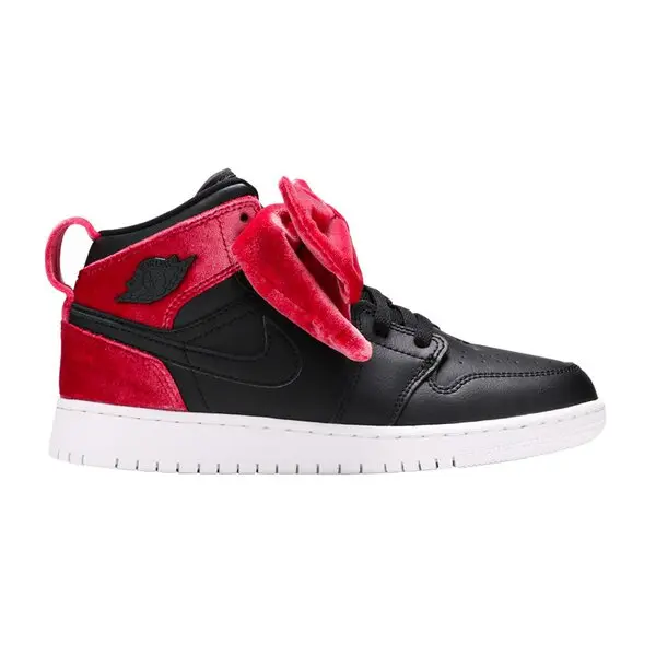 JORDAN 1 Mid High-top Sneakers - Black