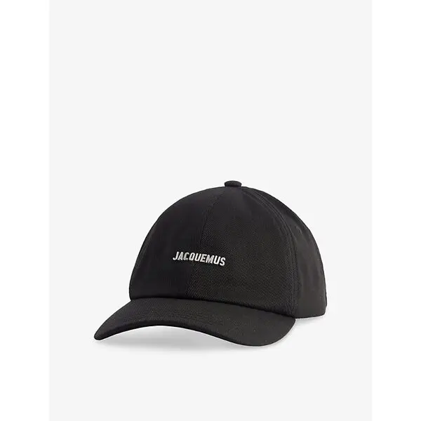 Jacquemus The Gadjo Adjustable Cotton Cap - Black