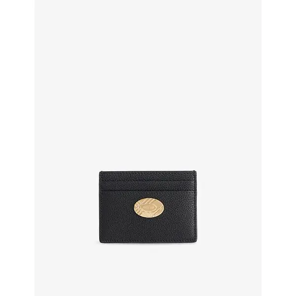 Burberry Cotswolds Leather Card Holder - Black