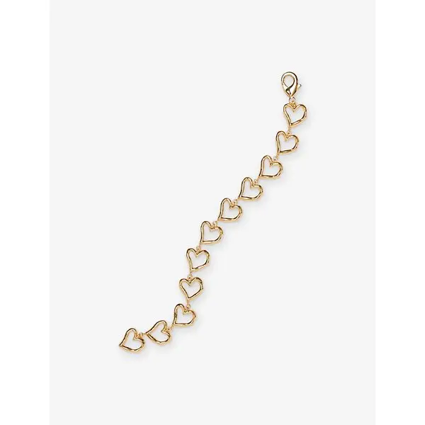 Maje Heart Brass Bracelet
