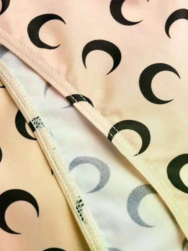MARINE SERRE Crescent Moon Print Bikini