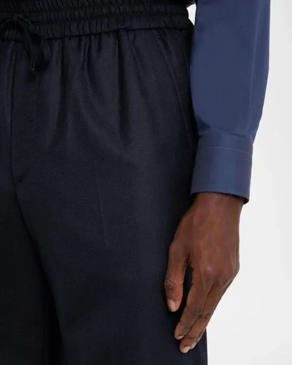 Brioni Asolo Wool-cashmere Drawstring Pants