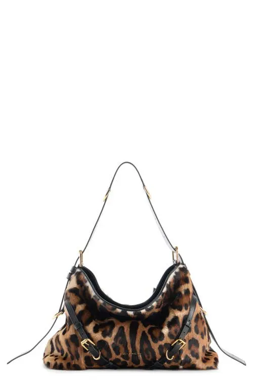 Givenchy Voyou Medium Hobo Bag - Black/beige