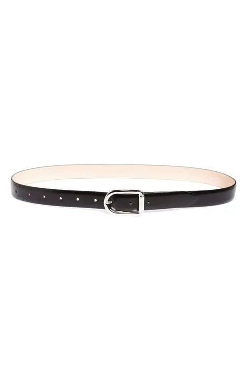 DEHANCHE Mija Leather Belt - Black/silver