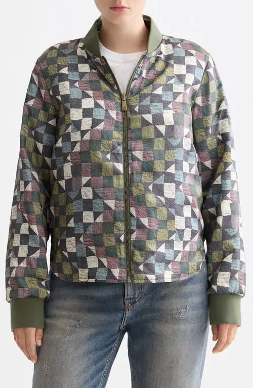 Scotch & Soda Reversible Quilted Bomber Jacket