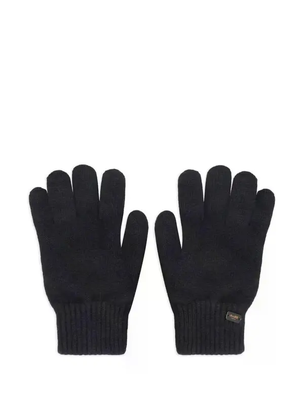 MOORER Palm-insert Cashmere Gloves - Blue