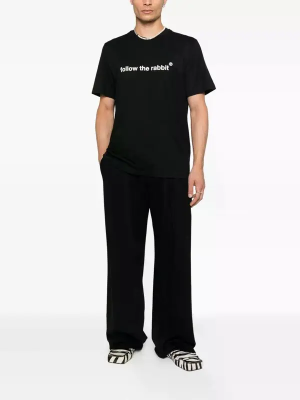 MSGM Graphic-print T-shirt - Black