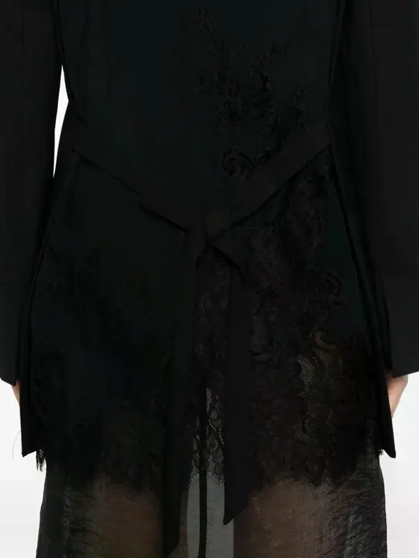 SEMICOUTURE Lace-trimmed Jacket